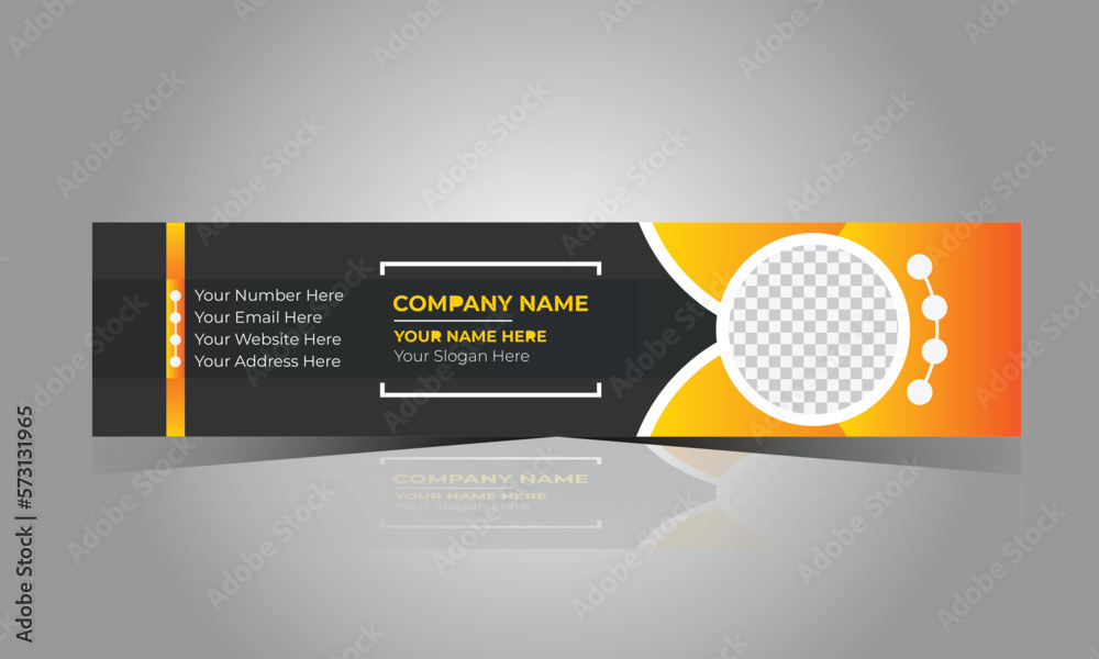 New Modern Email Signature Template Design, Email Signature template ...