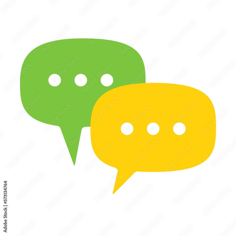 speech text box with three dots Conversation concept to exchange ideas ...