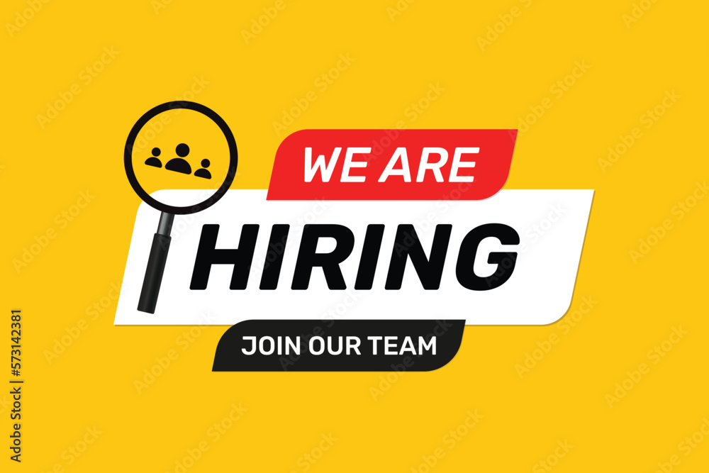 We are hiring poster and background design for social media. Stock ...