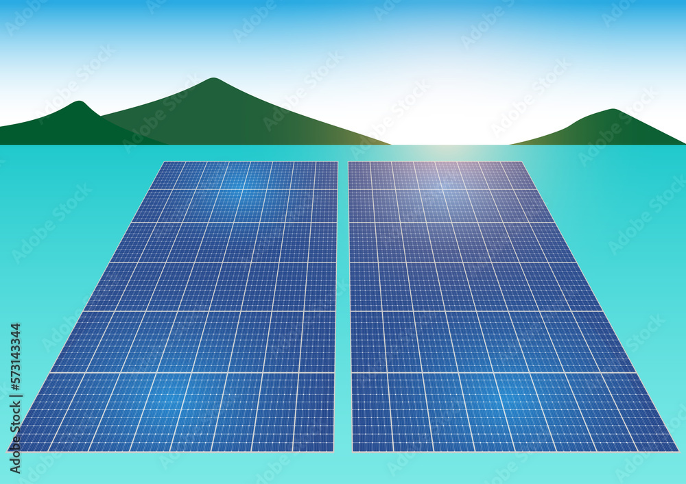 Solar Panel. Solar Cell. Solar Cell Power Plant. Floating Solar Farm ...