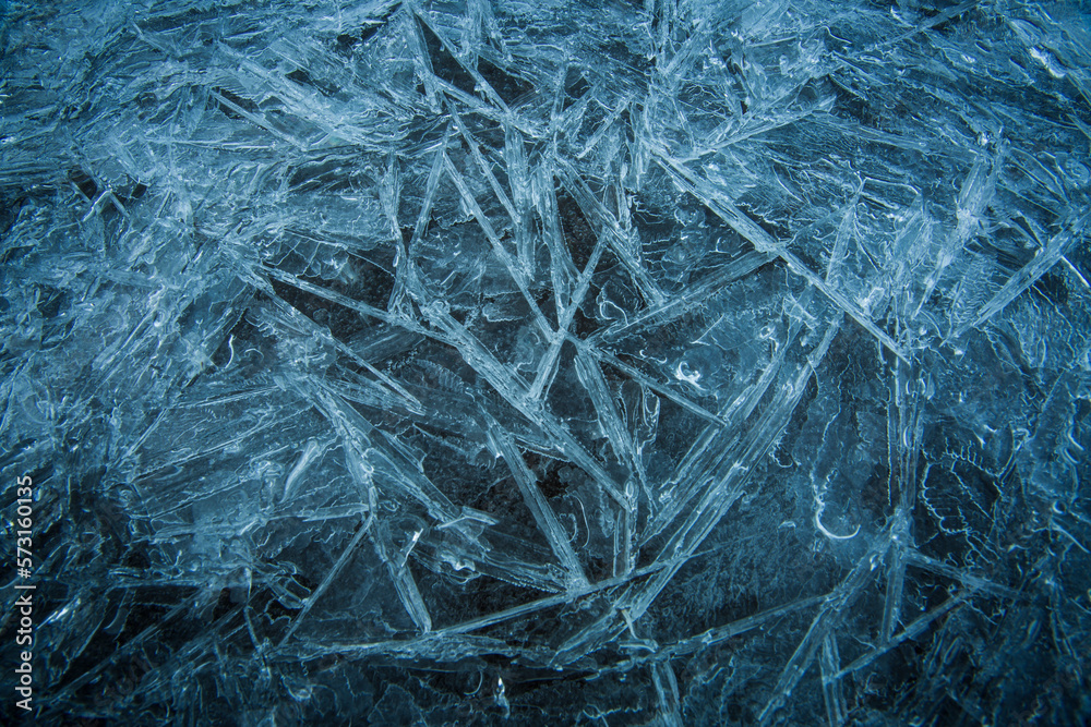 Full frame of ice Stock Photo | Adobe Stock