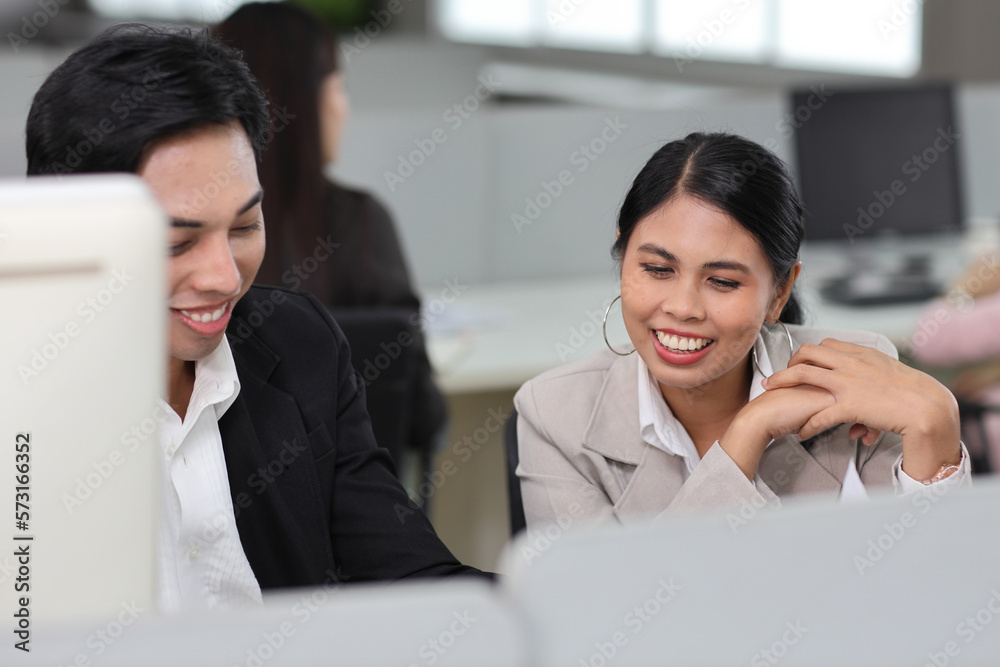 Business people gossiper group whispering or sharing rumor about their ...