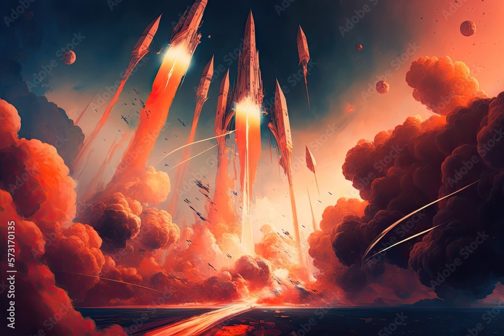 Testing of ballistic missile, a rocket-propelled self-guided strategic ...