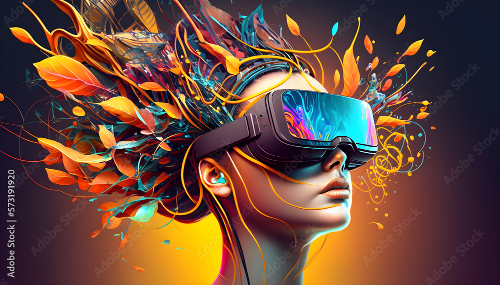 VR Art in the Metaverse: A Futuristic Exploration created with ...