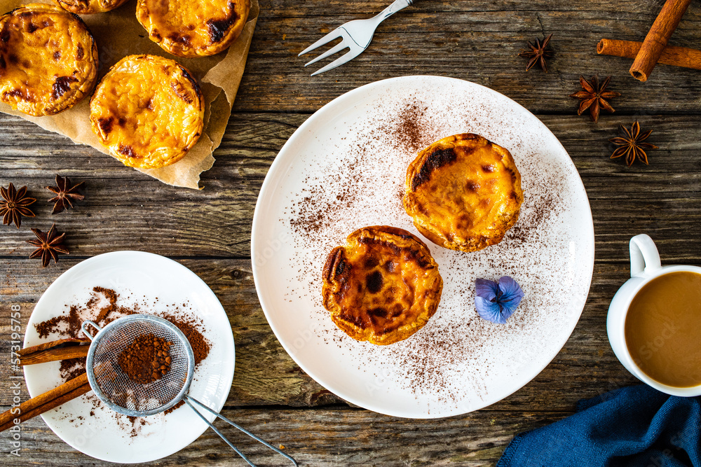 Pasteis de Nata - the best cookies ever Stock Photo | Adobe Stock