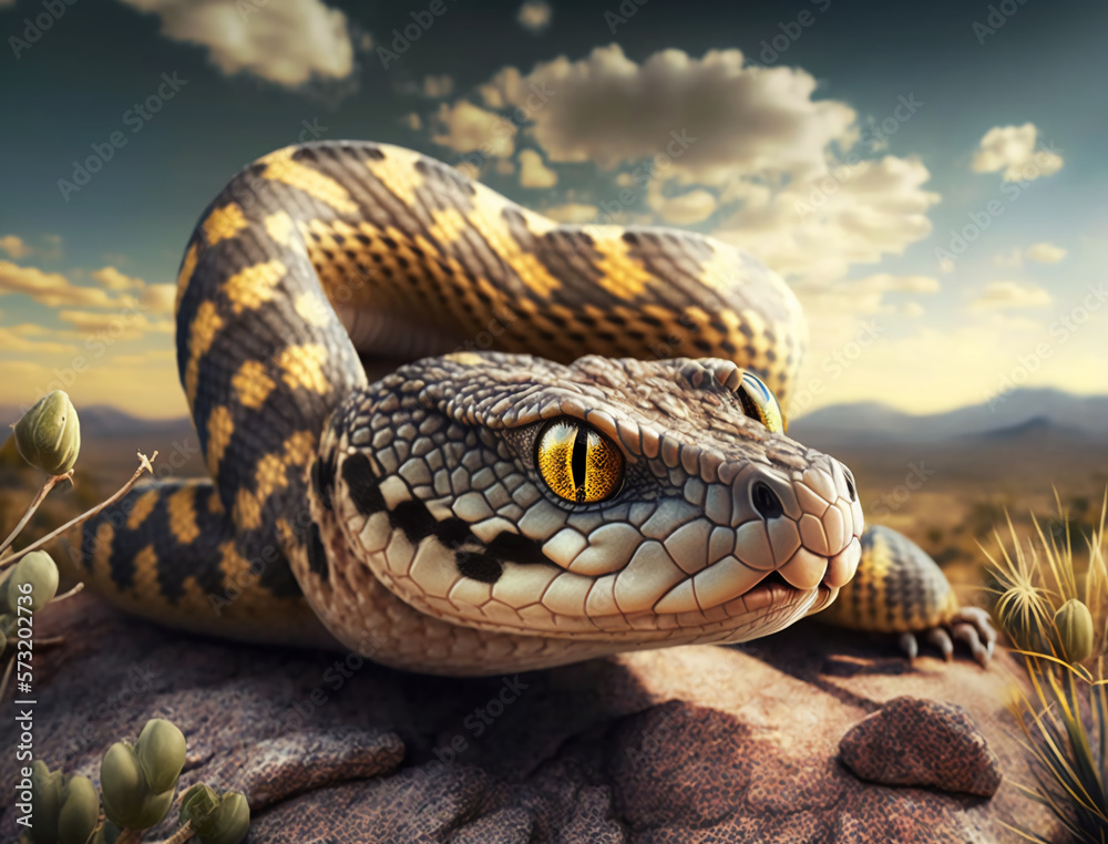 Viper snake face closeup view in the wild,4k, wildlife animal, viper ...