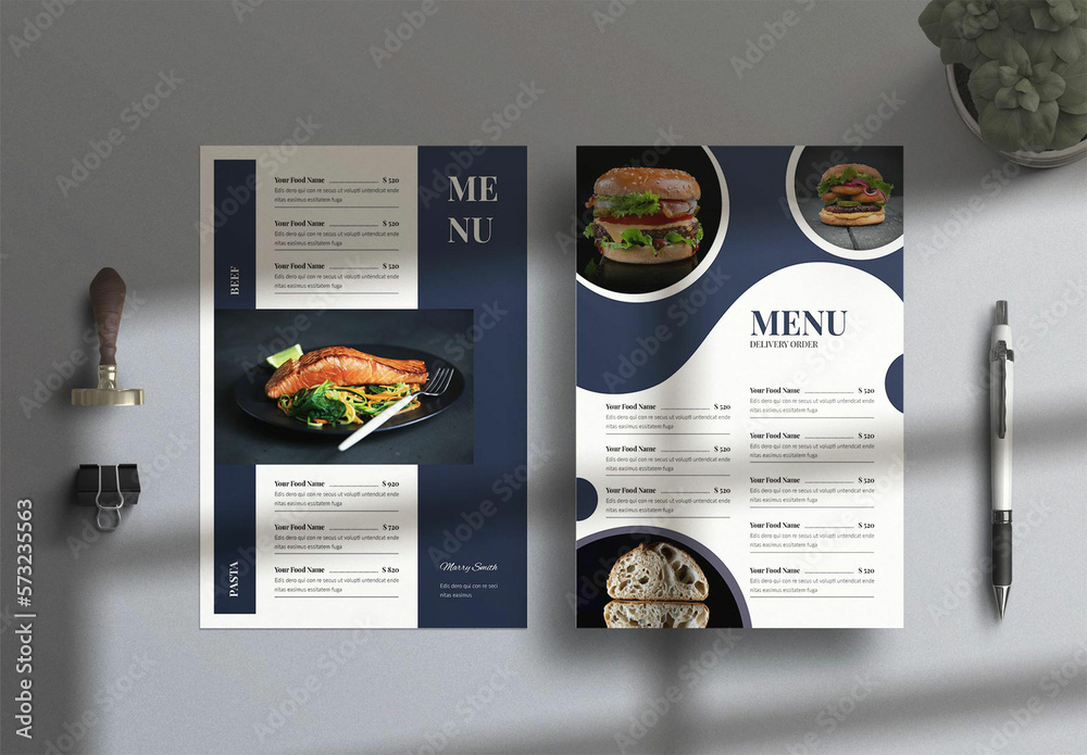 Food Menu Template Stock Template | Adobe Stock
