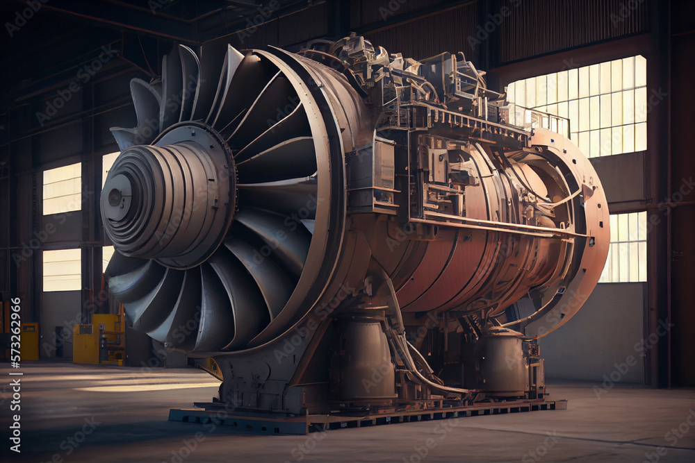 Handling and transporting huge aircraft engine within a manufacturing ...
