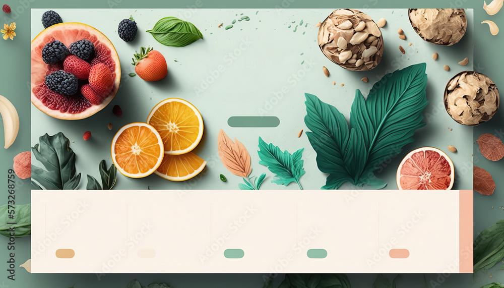 Healthy lifestyle web or landing page design template. Modern website ...