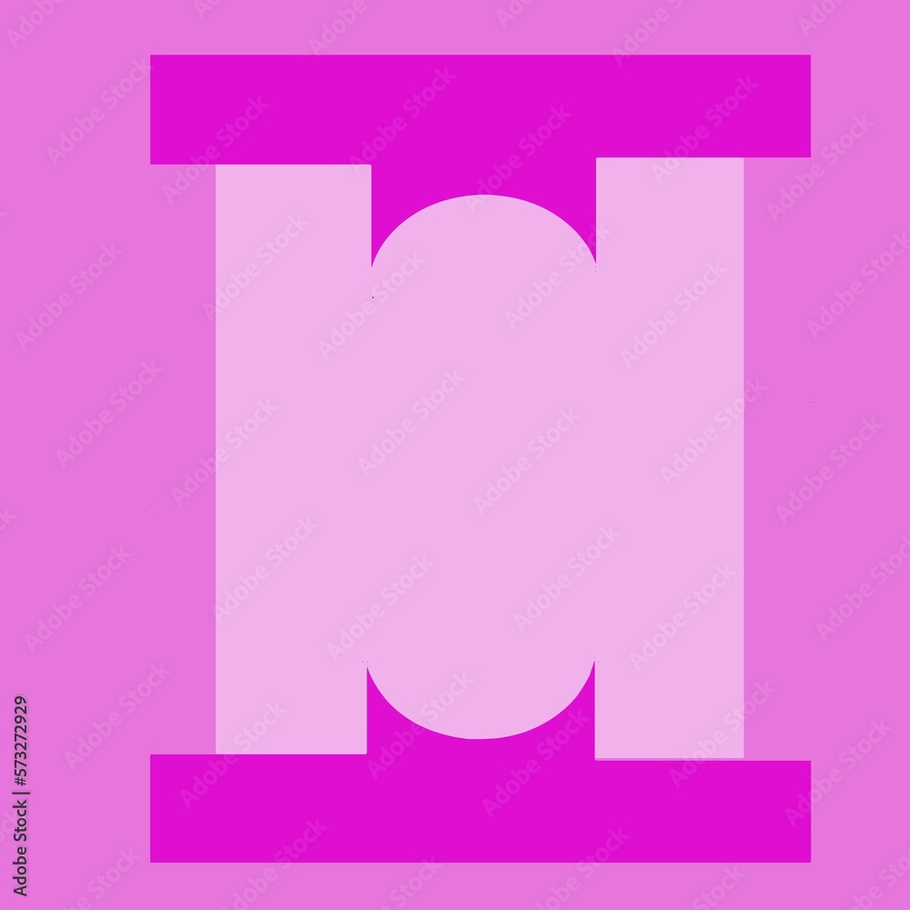 pink background social media post banner design Stock Illustration ...