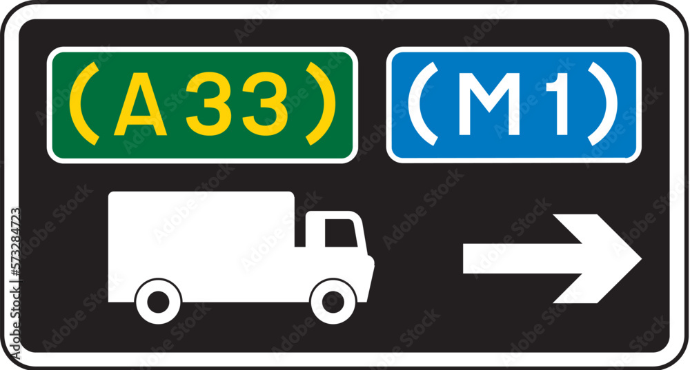 Direction and tourist signs R2023031 – Road traffic sign images for ...