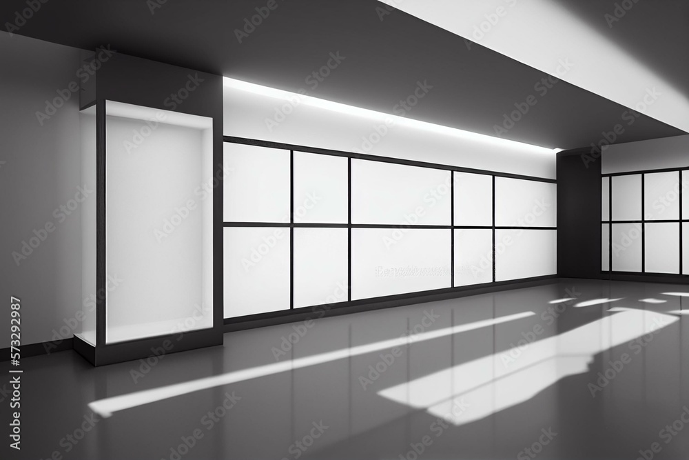 Blank minimal shop signboard mockup for design, street hanging sign ...