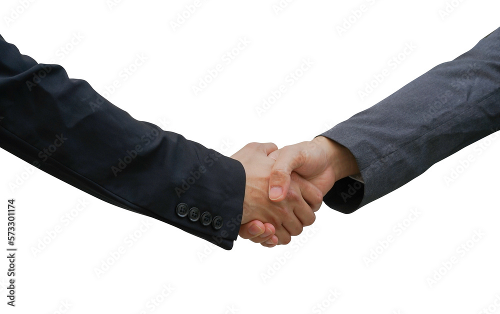 close up investor businessman handshake with partner vendor ...