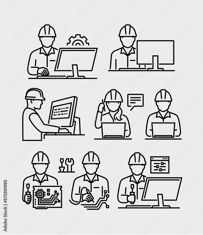 Computer Hardware Engineer Clipart