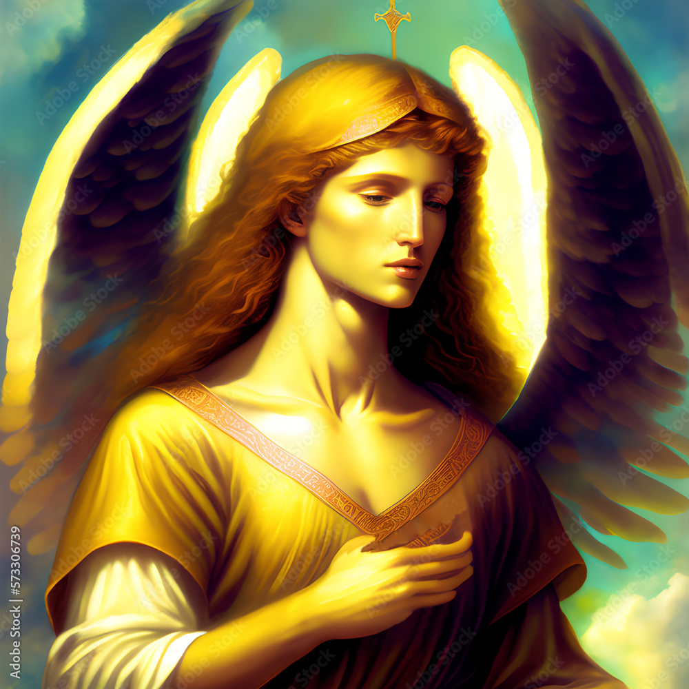 Archangel Raphael - Angel of Miracles and Healing, Generative AI ...