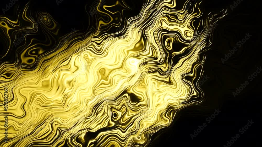 Flashing pulsations in pattern of electric waves. Motion. Liquid ...