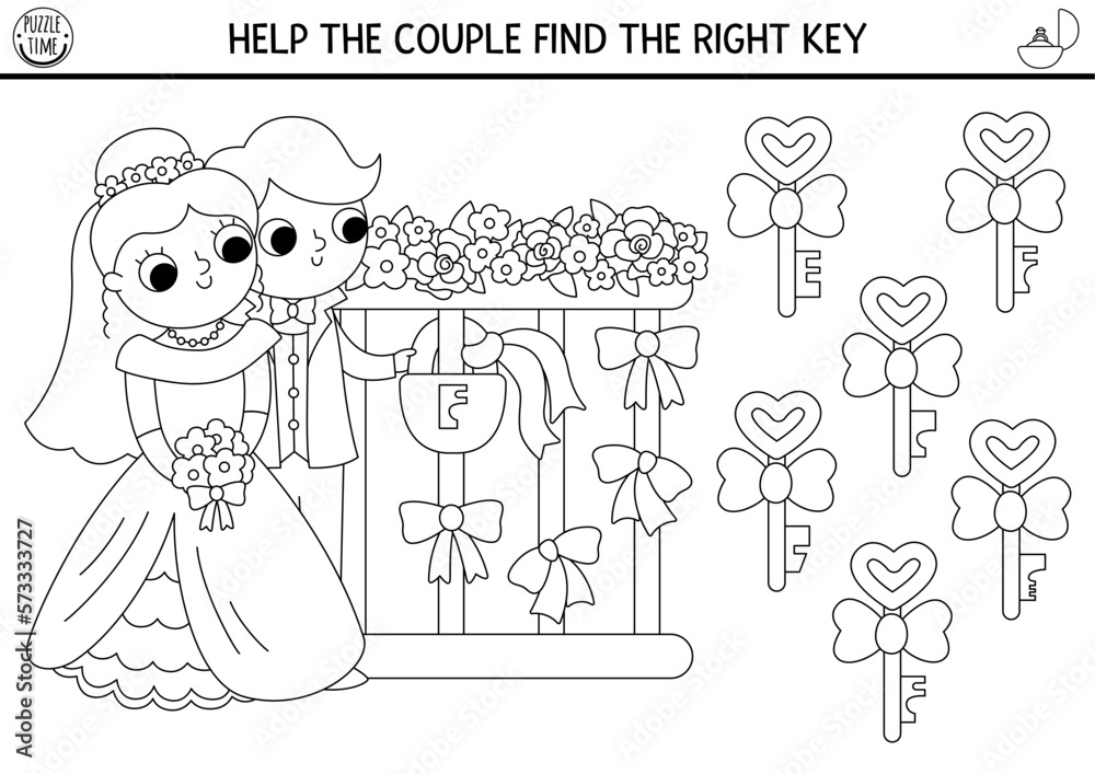 Bride And Groom Wedding Coloring Pages