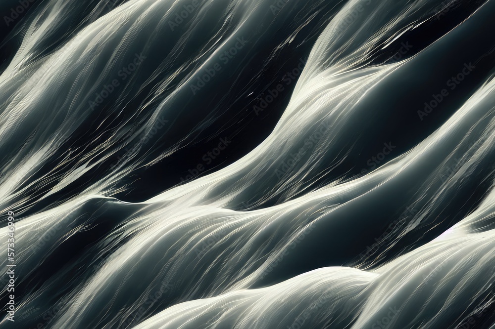 Blue Aqua Azure Ocean Sea Waves and Swirling Water Seamless Repeating ...