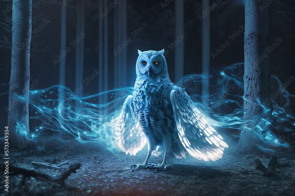 bird, owl, angel, wings, flying, nature, illustration, fly, animal ...