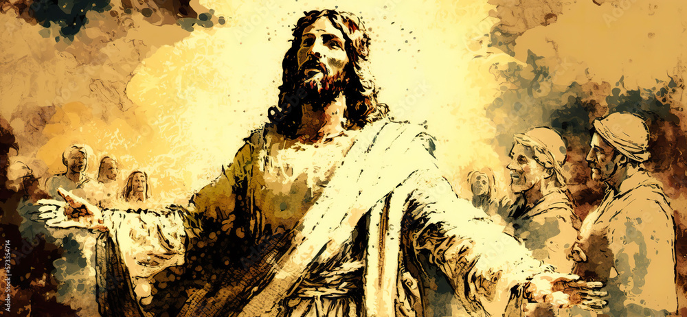 god religious spiritual illustration gospel grace blessed background ...