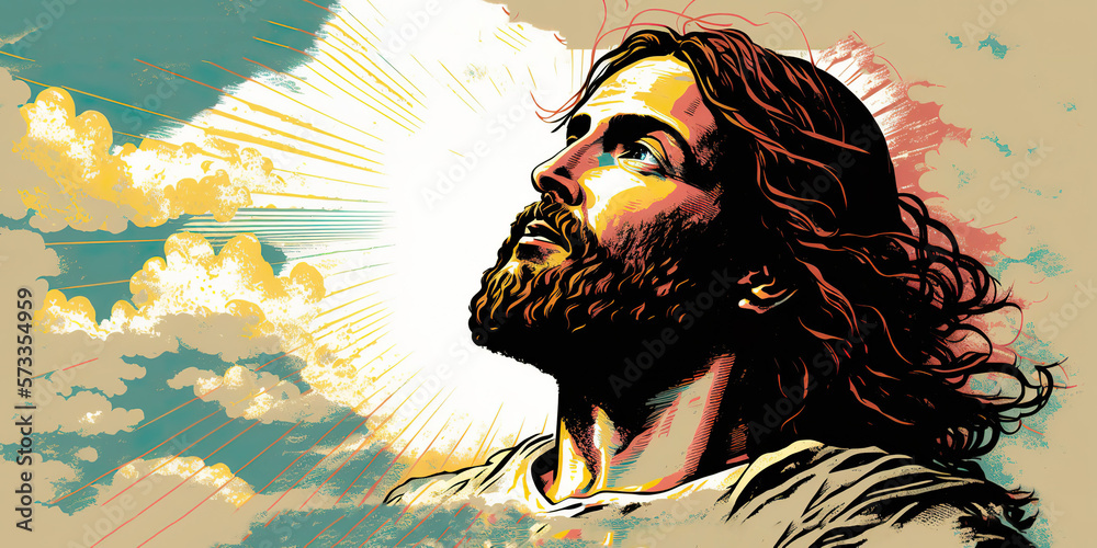 god religious spiritual illustration gospel grace blessed background ...