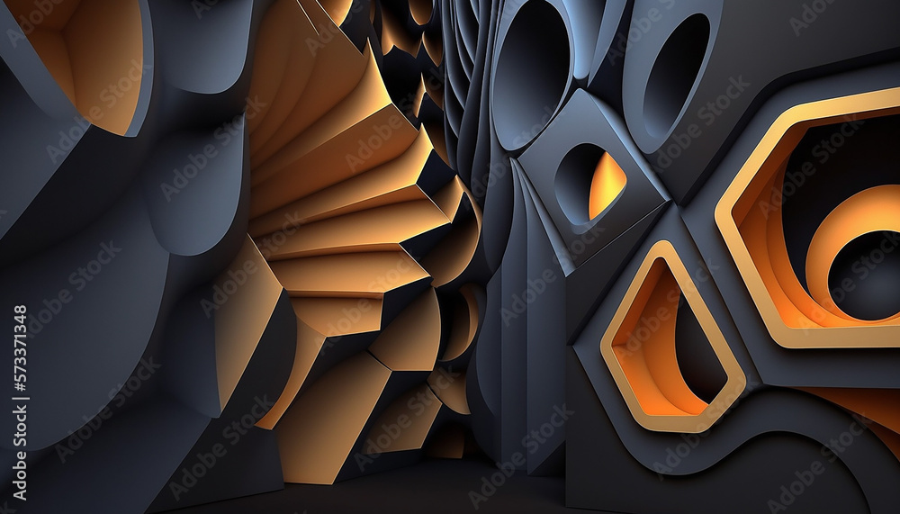 Abstract Modern 3D Texture Wallpaper for Desktop with Futuristic Design ...