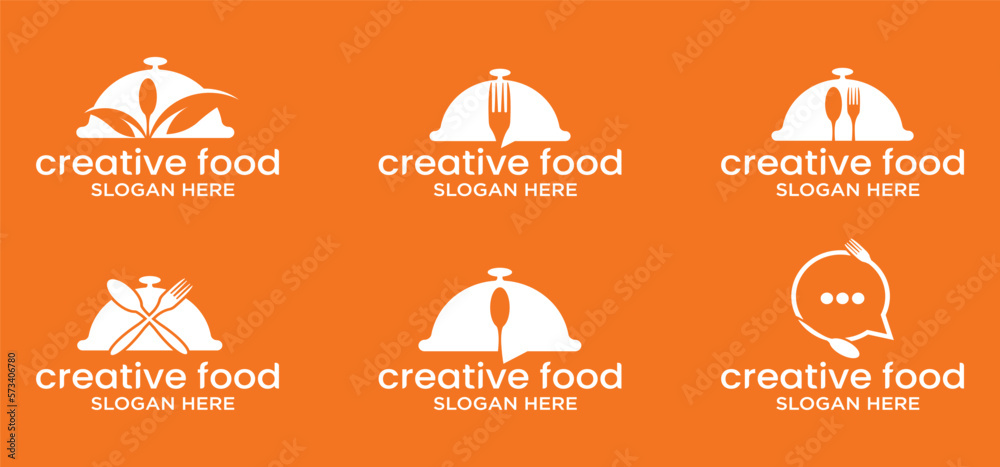 food logo design, modern food chef logo design concept cooking logo ...