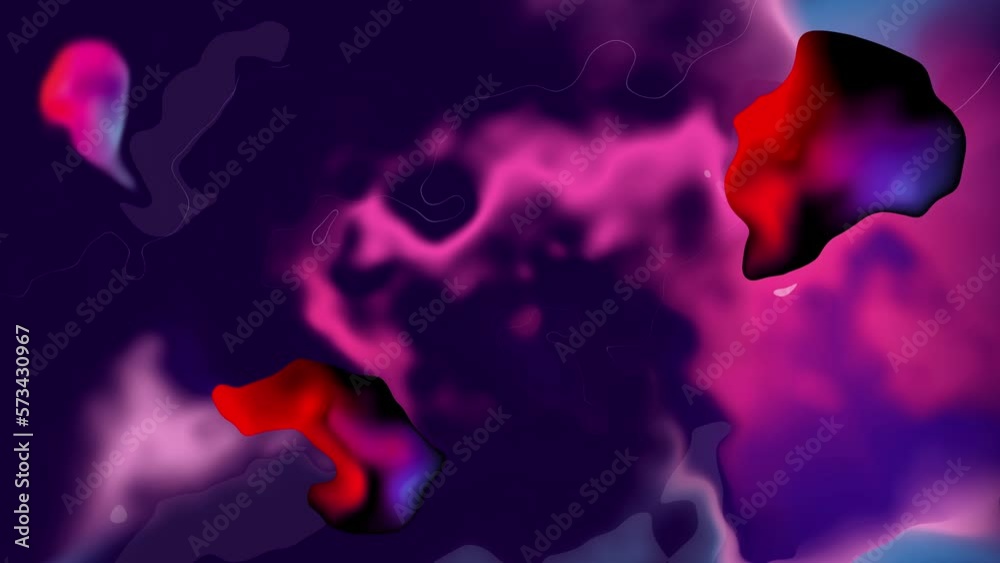 Modern fluid gradient mix with vivid trendy neon colors. 4K liquid ...