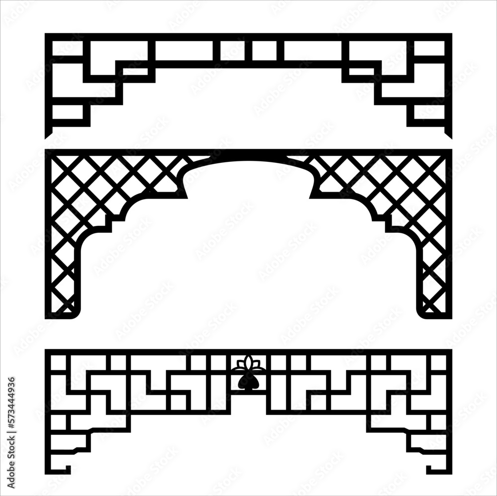 Laser cutting design for the temple, Mandir Jali, Partition arch for ...