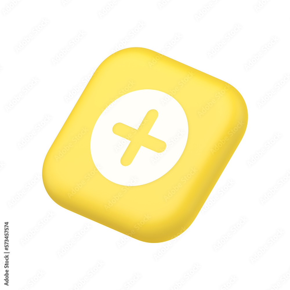 Plus add button mathematical addition symbol symbol website icon 3d ...