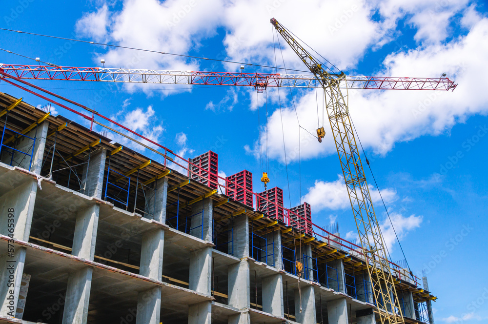 The frame of the building is made of reinforced concrete. Building ...