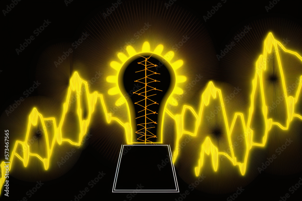 Graphic, Chart of the rise in electricity prices, increase in energy ...