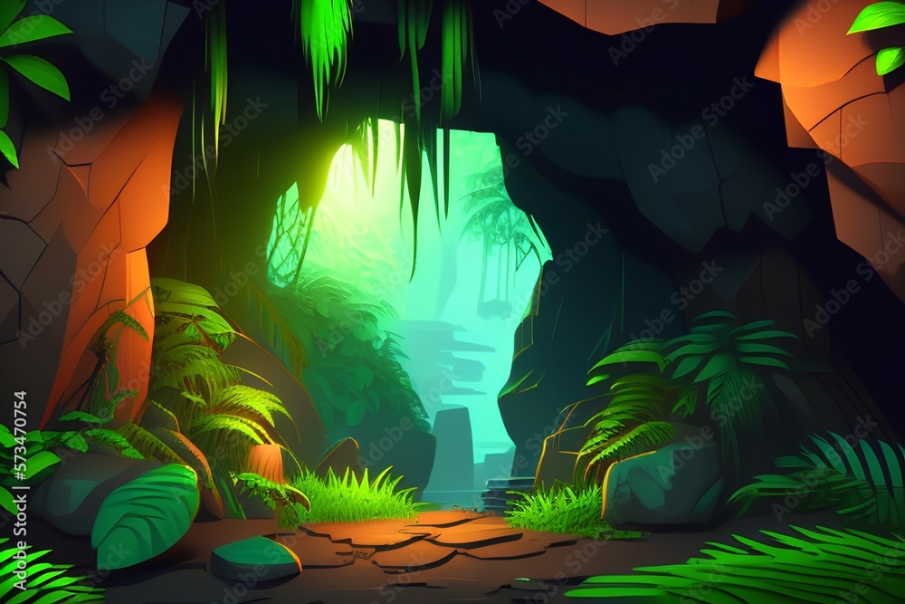 Jungle Cave Entrance