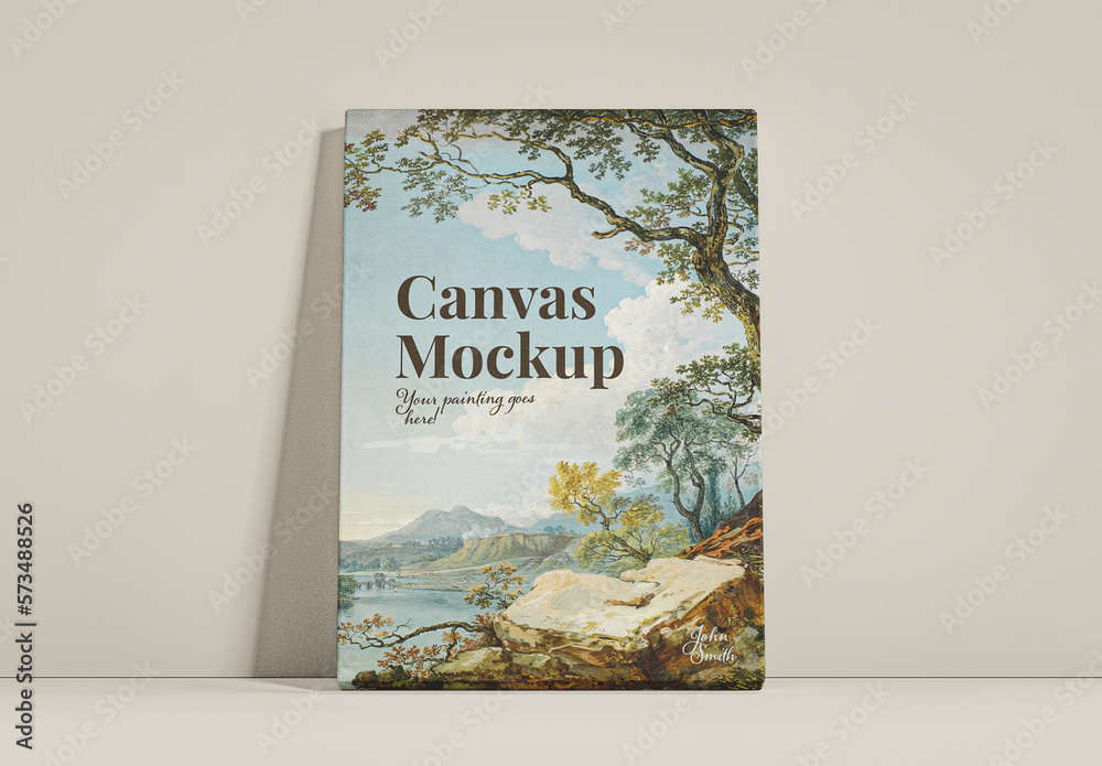 Canvas Frame Mockup Stock Template | Adobe Stock