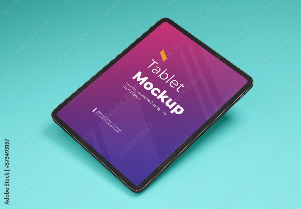 Smart Tablet Mockup Stock Template | Adobe Stock