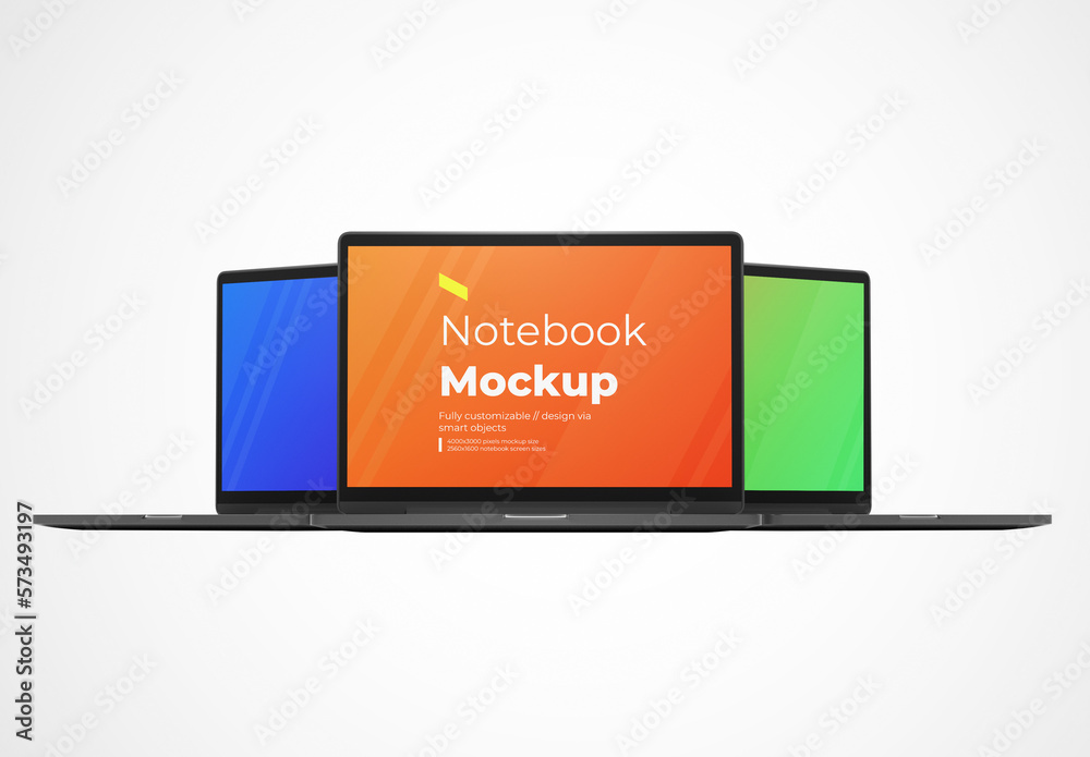 Laptop Screen Mockup Stock Template | Adobe Stock