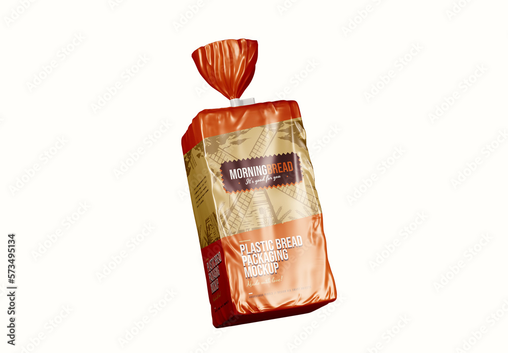 Bread Packaging Mockup Stock Template | Adobe Stock