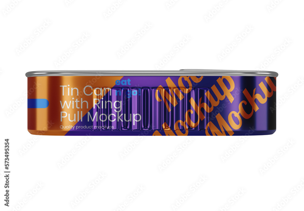 Side View Tin Can Mockup Stock Template | Adobe Stock