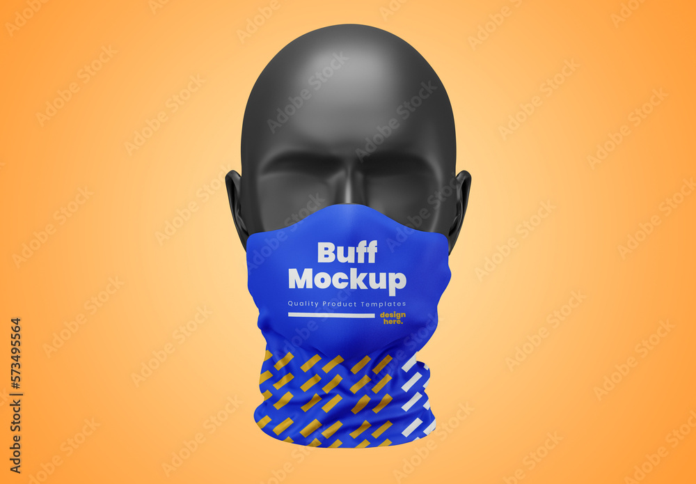 Face Buff Mockup Stock Template | Adobe Stock
