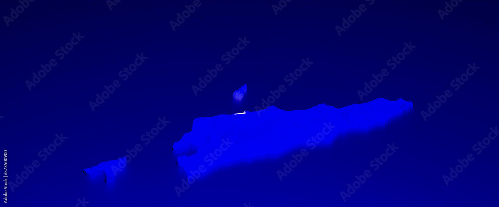 East Timor concept map, map of East Timor suitable for technology ...