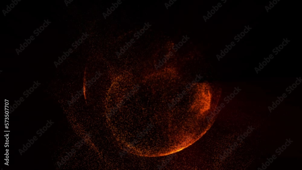 Vidéo Stock Abstract Star Core Moving Made With Particle Loop Animation ...