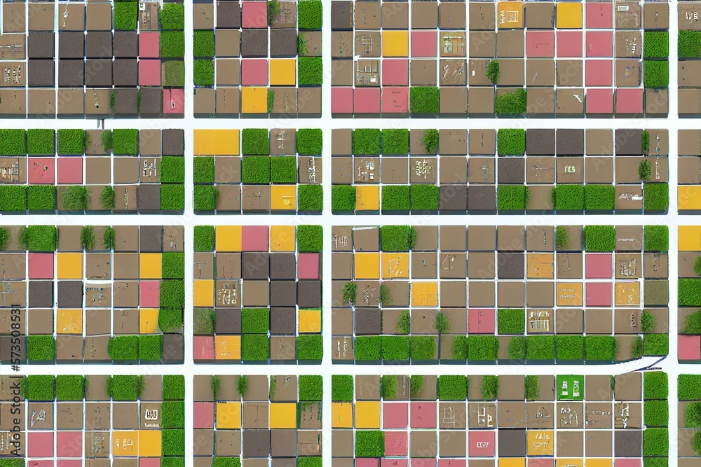 Imaginary General Urban Plan - Zoning regulations with zoning districts ...