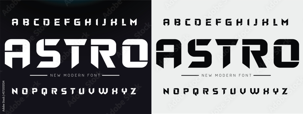 ASTRO Modern Bold Font. Regular Italic Number Typography urban style ...