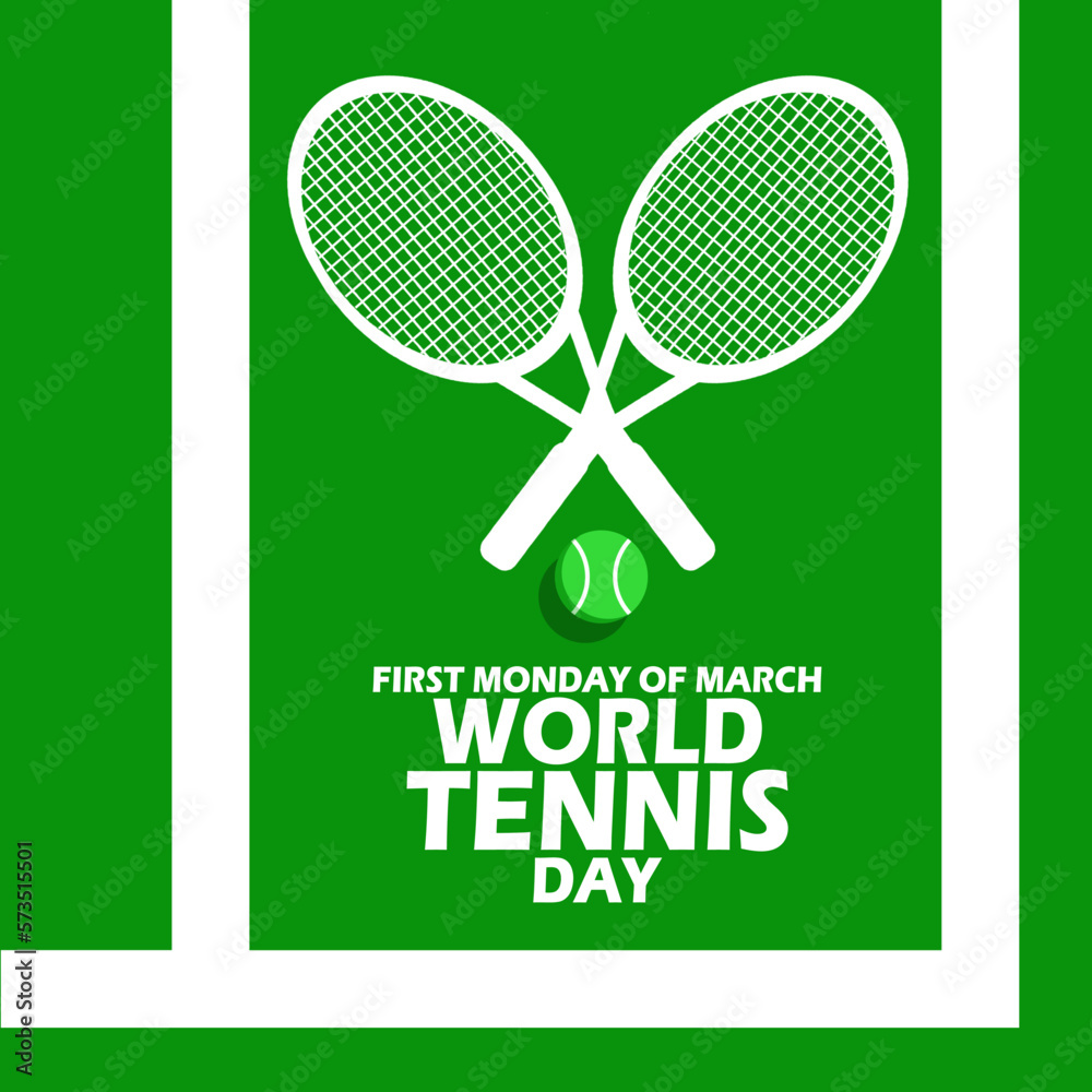 Icon of two tennis rackets with a tennis ball on tennis court with bold ...