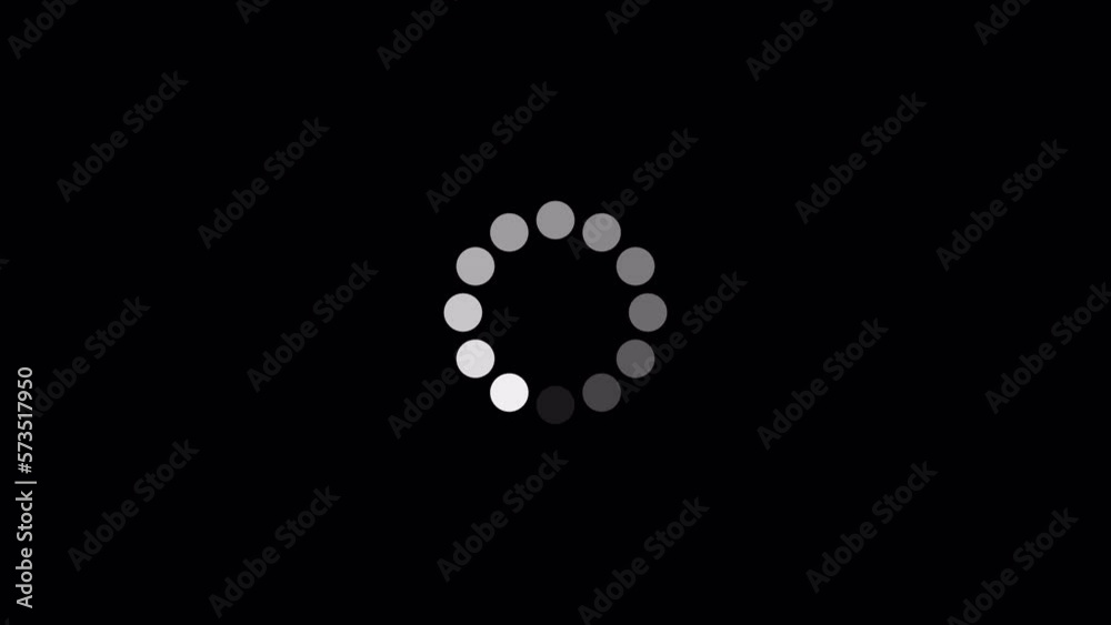 Vidéo Stock Loading scale. Video animation on transparent background. Video loading loop ...