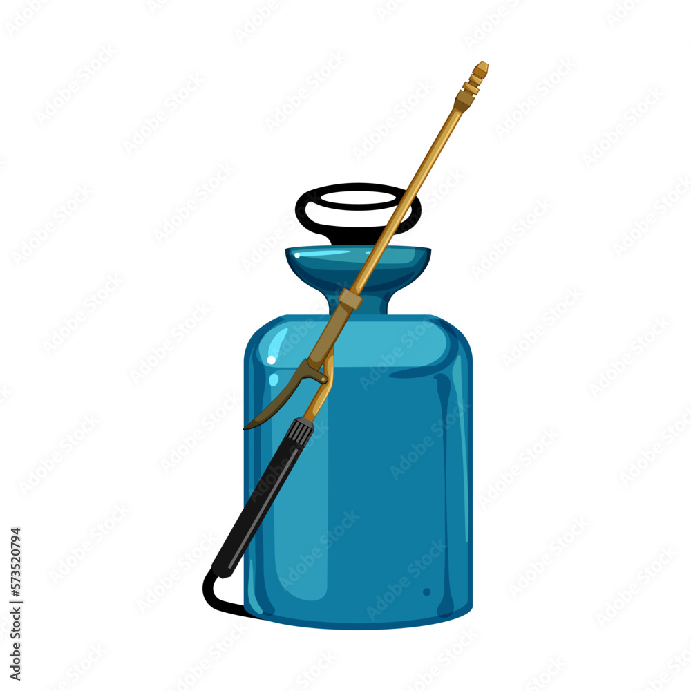 spray garden sprayer cartoon vector illustration Stock Vector | Adobe Stock