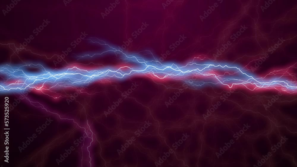 3d Realistic Lightning Strikes On Black Background, Lightning Strikes ...