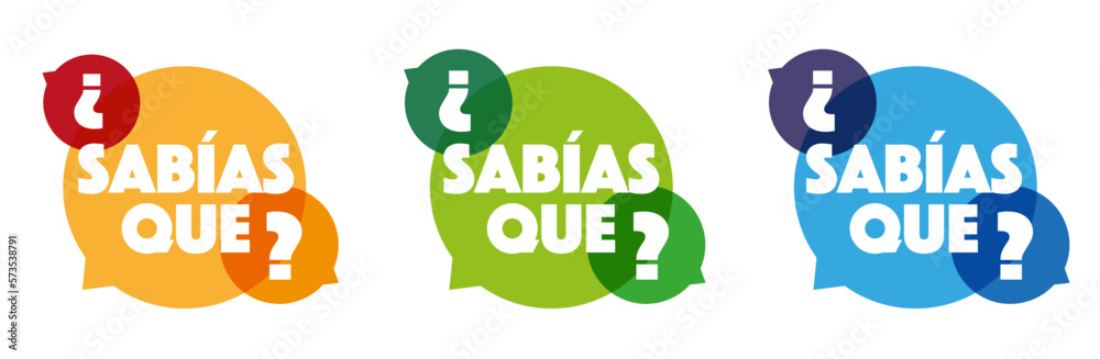 ¿Sabias Que? vector de Stock | Adobe Stock