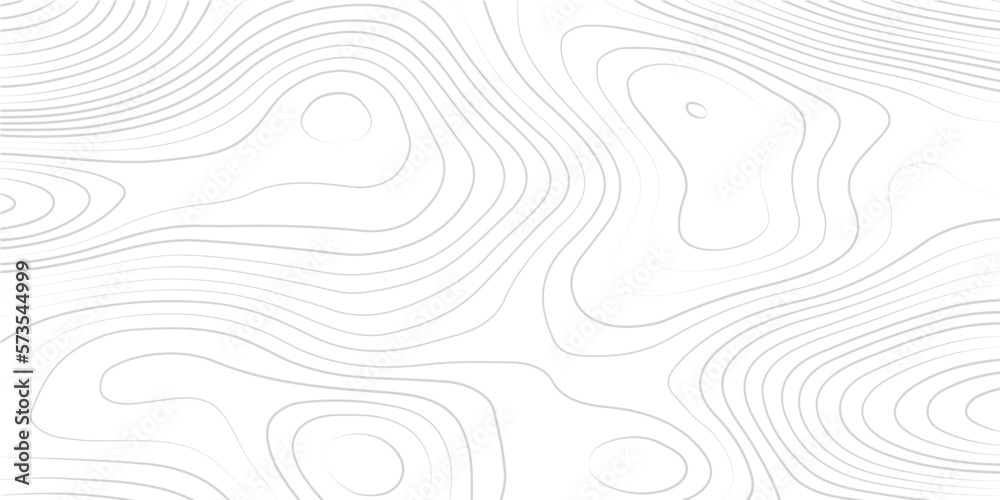 Topographic contours map background. Topography geographic white lines ...
