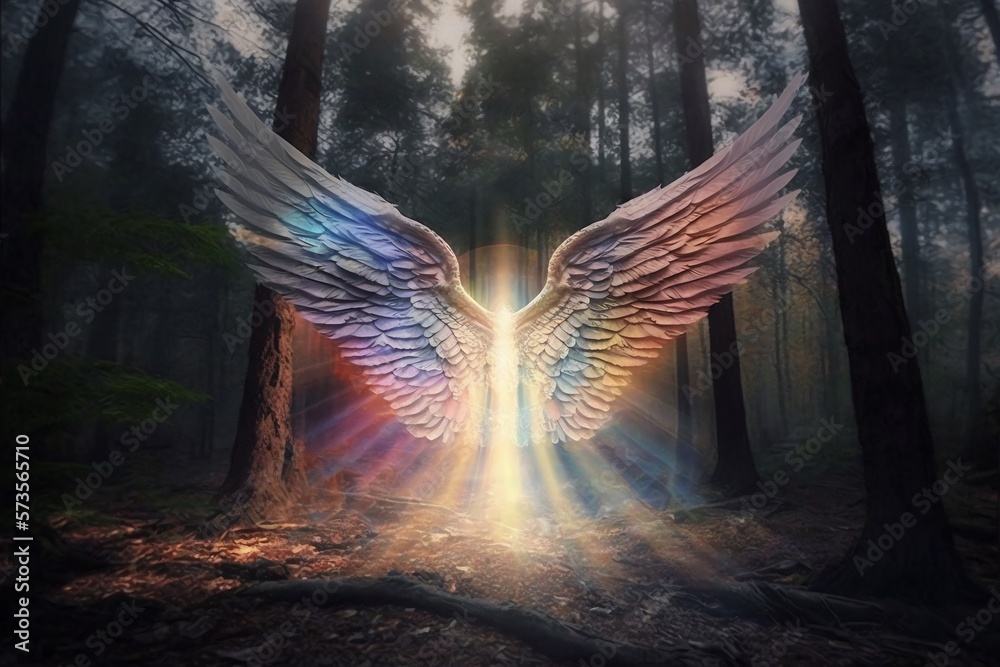 "Angelic Archangels and Their Spiritual Wings in the Forest Concept ...